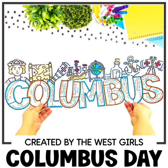 Christopher Columbus Day Craft Activities Writing Prompts 3rd 4th 5th ...